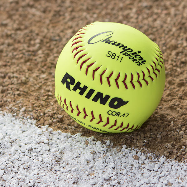 Synthetic Leather Cork Core Softball - 11" or 12" (Dozen) — Gear Up Sports